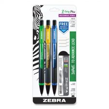 Zebra Z-Grip Plus Mechanical Pencil, 0.7 mm, HB (#2), Black Lead ...