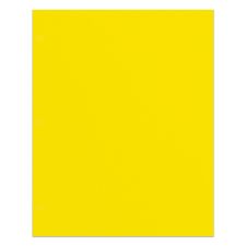 2-Pocket School-Grade Paper Folder, Letter Size, Yellow | OfficeSupply.com