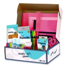 enday Back to School Supplies Kit for Grades K-5, Red | OfficeSupply.com