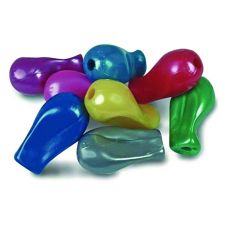 TPG Creations Jumbo Pencil Grip, 1" Long, Assorted Metallic Colors, 72 ...