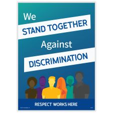 ComplyRight We Stand Together Against Discrimination Poster, Pack of 3 ...