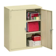HON Brigade Storage Cabinet, 2 Adjustable Shelves, 41 3/4"H x 36"W x 18 ...