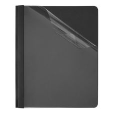 Clear-Front Report Covers, Black, Pack Of 10 | OfficeSupply.com