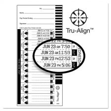 Lathem Time Time Clock Cards for Lathem Time 1600E, One Side, 4 x 9 ...