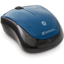 Verbatim Bluetooth Wireless Tablet Multi-Trac Blue LED Mouse - Dark ...