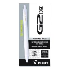 Pilot G2 Edge Premium Gel Roller Pen, Retractable, Fine 0.7 mm, Black ...