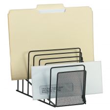 Mesh Wire Step File, Black - ODFN346411 | OfficeSupply.com