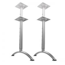 WorkPro Flex Collection Steel Arc Legs, Adjustable Height, Silver, Set ...