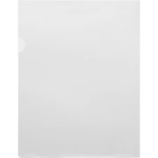 Sparco Transparent File Holders, Letter Size, Clear, Pack Of 10 ...