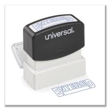 Universal Message Stamp, ENTERED, Pre-Inked One-Color, Blue ...