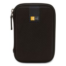 Case Logic Portable Hard Drive Case, Molded EVA, Black | OfficeSupply.com