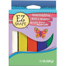 Ez Shape Non-Hardening Modeling Clay 1.1lb 5/Pkg | OfficeSupply.com