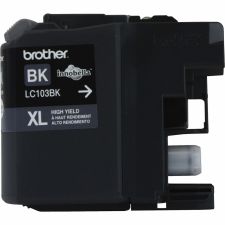 Brother LC103 Black High-Yield Ink Cartridge, LC103BK | OfficeSupply.com