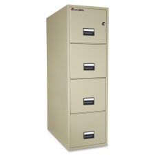 Sentry Safe Vertical Fire File Cabinet - 4-Drawer | OfficeSupply.com