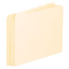 Pendaflex File Guides, Blank, Letter Size, Manila, Pack Of 100 ...