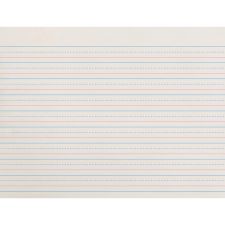 Pacon Broken Midline Writing Paper, Grade 2-3, 1/2" x 1/4" x 1/4", LW ...