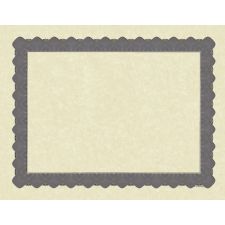 Great Papers! Certificate Silver Metallic Border, Parchment Paper, 8.5 ...