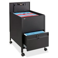 Safco Rollaway Mobile File Cart - SAF5365BL | OfficeSupply.com