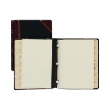 Wilson Jones Minute Book, 500 Sheet Capacity, Red/Black Imitation ...