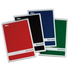 TOPS Steno Books, 6" x 9", Gregg Ruled, 80 Sheets, Green, Pack Of 4 ...