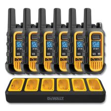 DeWalt DXFRS300BCH Heavy-Duty Walkie Talkies, 1 W, 22 Channels ...