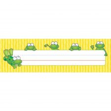 Carson-Dellosa Frogs Desk Name Plates | OfficeSupply.com