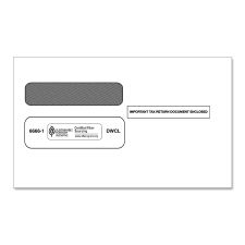 ComplyRight Double-Window Envelopes For W-2 Tax Forms, Moisture-Seal ...