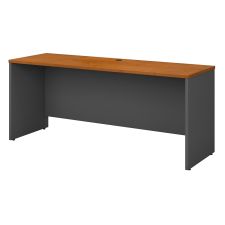 Bush Business Furniture Components 72"W Credenza Computer Desk Natural ...