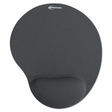 Innovera Mouse Pad with Fabric-Covered Gel Wrist Rest, 10.37 x 8.87 ...