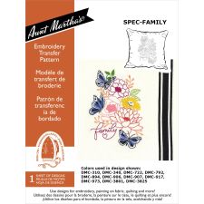 Hand Embroidery Iron-On Transfer Pattern - 1 Size | OfficeSupply.com