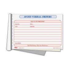TOPS Avoid Verbal Order Book - TOP3373 | OfficeSupply.com