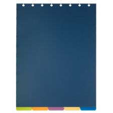 TUL Discbound Notebook, Top-Bound Tab Dividers, Letter, Assorted Colors ...