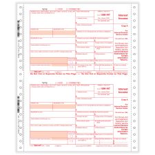 ComplyRight 1099-INT Tax Forms Set, 4-Part, 2-Up, Copies A/State/B/C, 9 ...