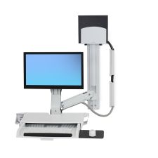 Ergotron StyleView Wall Mount for Workstation, CPU, Keyboard, Mouse ...