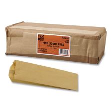 General Grocery Paper Bags for Liquor Takeout, Pint Size, 35# Basis ...