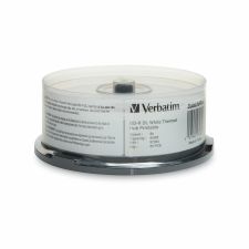 Verbatim BD-R DL 50GB 8X, White Label, DataLife+, White Thermal Hub ...