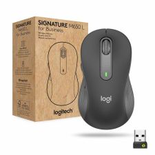 Logitech Signature M650 L for Business Wireless Mouse, For Large Sized ...