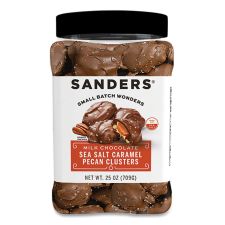 Sanders Small Batch Wonders Sea Salt Caramel Pecan Clusters, 25 oz Tub ...