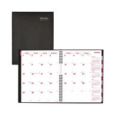 Brownline CoilPro 14-Month Ruled Monthly Planner, 11 x 8.5, Black Cover ...