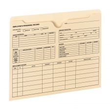 Smead Employee Record File Jackets, Manila, Pack Of 20 | OfficeSupply.com