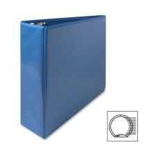 Sparco Premium View 3-Ring Binder, 3" Round Rings, 96% Recycled, Light ...