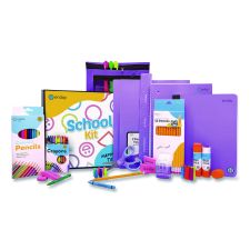 enday Back to School Supplies Kit for Grades K-5, Purple | OfficeSupply.com