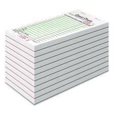 Adams One-Part Guest Check Pad with Perforated Stub, One-Part (No ...