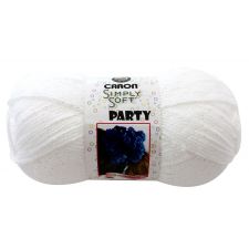 Caron Simply Soft Party Yarn - Snow Sparkle | OfficeSupply.com