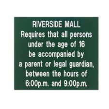 Engraved Large Wall Sign, 12" x 14" (1/PK) | OfficeSupply.com