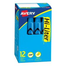 Avery Hi-Liter SmearSafe Highlighters, Chisel Tip, Desk-Style ...