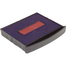 Xstamper Classix Self-inking Replacement Pad - 1 Each - Red, Blue Ink ...