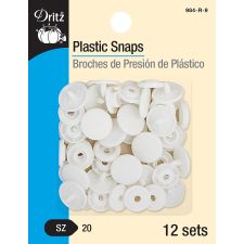 Dritz Plastic Snaps Size 20 12/Pkg | OfficeSupply.com