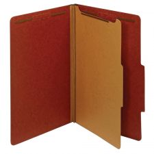 Classification Folders, 1 Divider, Legal Size (8-1/2" x 14"), 1-3/4 ...