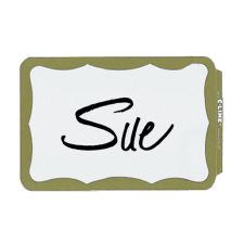 Maco Name Badges, Gold Border, Pack Of 100 | OfficeSupply.com